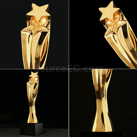 Crystal Metal Trophy - Corporate Gifts Supplier in Malaysia - Source EC